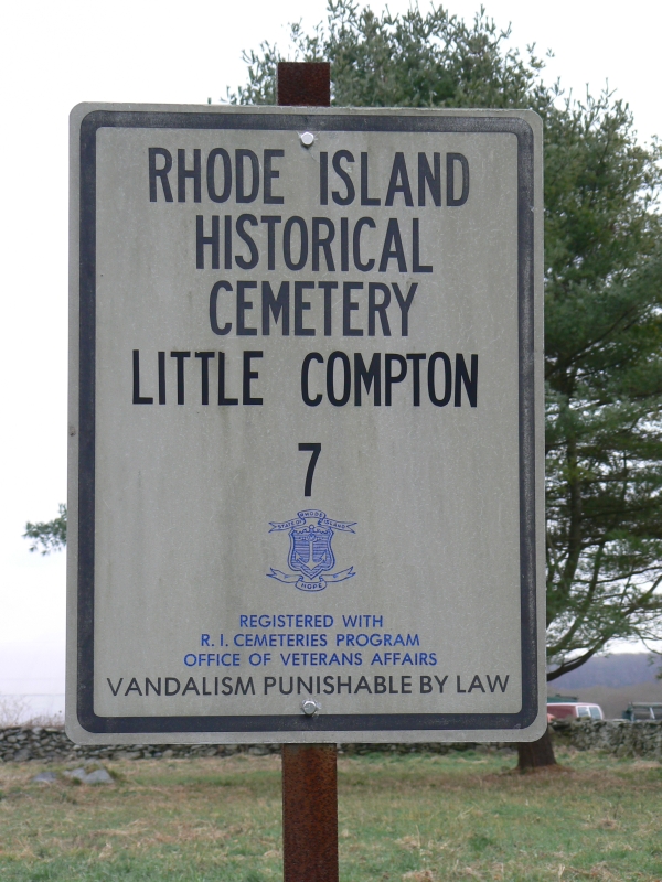 Rhode Island Historical Cemeteries - Cemetery Details